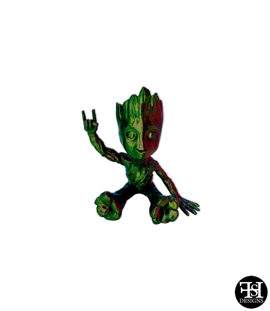 Metal Baby Groot - FHS Designs - Custom Woodworking. CNC and Laser ...